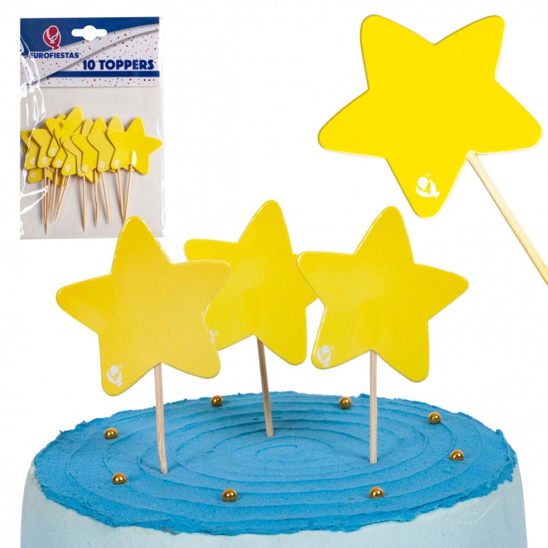 Buon Compleanno Stella Topper Bordo Argento Blu