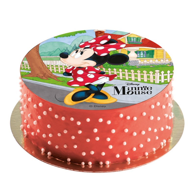 Disco Cialda Torta Minnie 20Cm