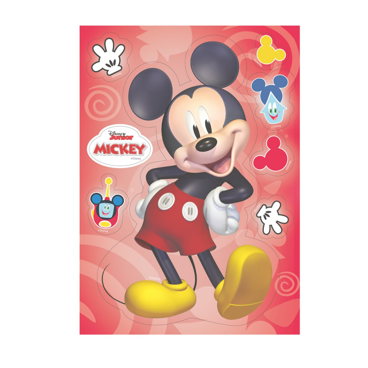 Sagoma Di Torta Di Wafer Con Disegno Di Topolino