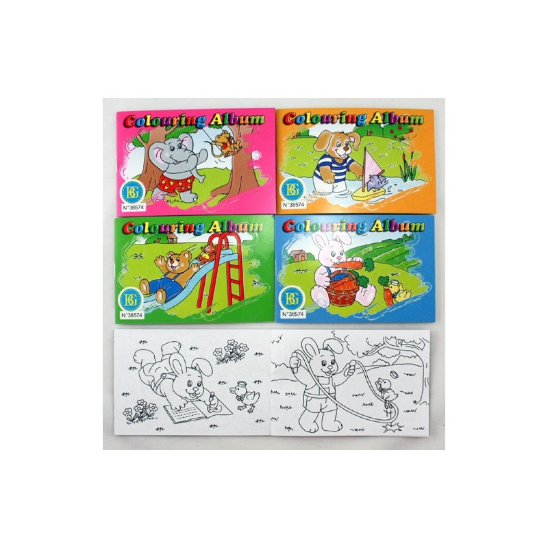 Libro Da Colorare Con Pastelli Colorati E Bolle Di Sapone ...